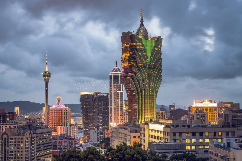 Macao, China stock afbeelding. Image of kong, hotel, centrum - 43918111