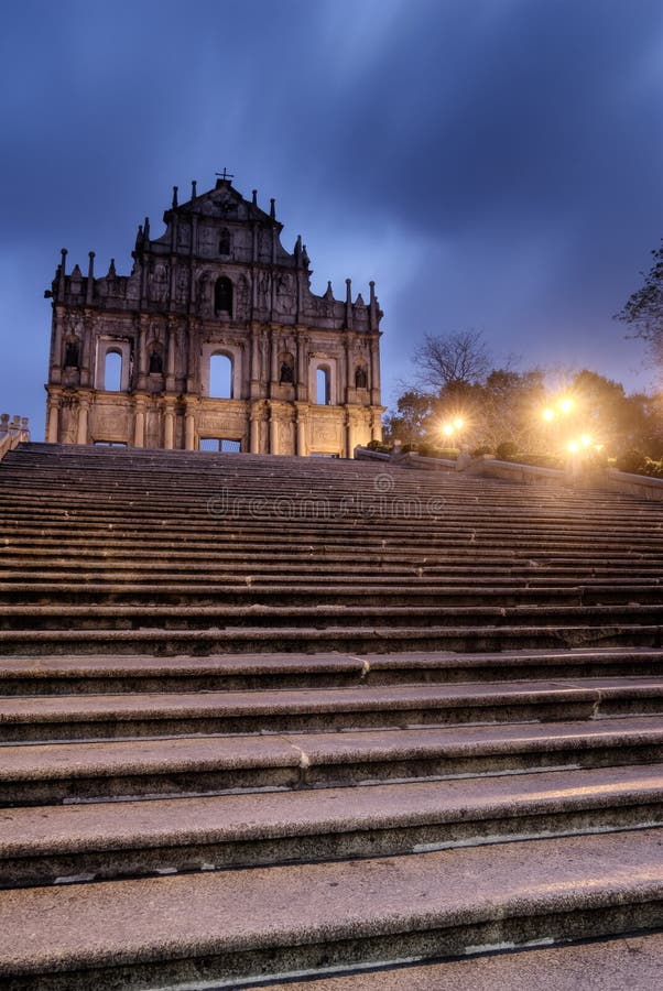 Macao scenery stock image. Image of history, journey - 15343231