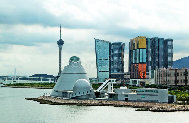 Macao Science Center editorial photography. Image of pintower - 20716012