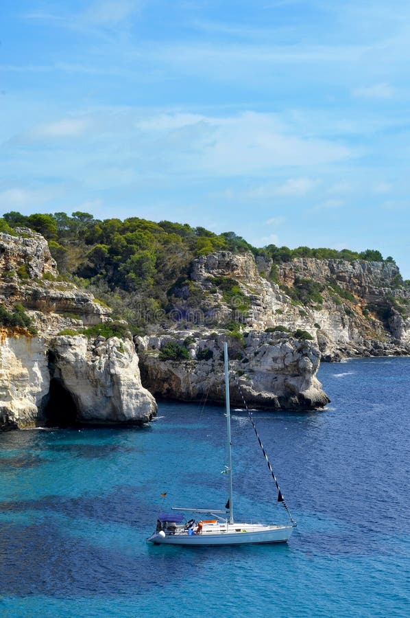 Macarella Beach, Menorca, Spain Stock Photo - Image of macarella ...