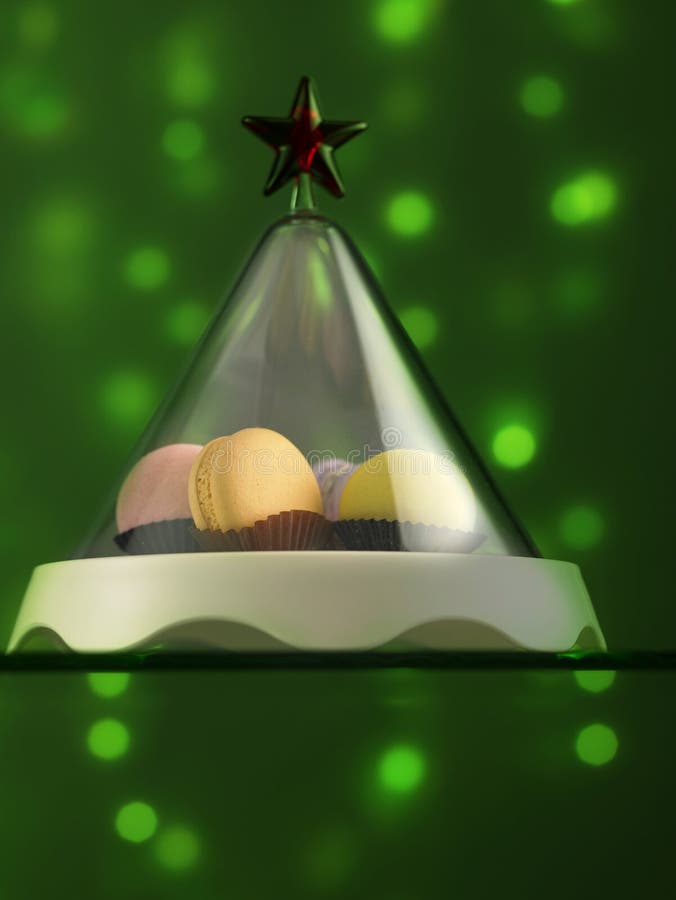Macaron for christmas stock image. Image of biscuit, color - 53809947