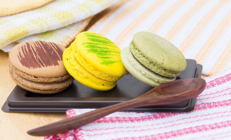 Macaron desserts stock image. Image of baked, macaron - 44764923
