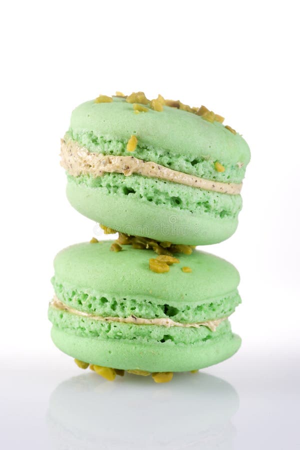 Macaron green stock photo. Image of pistachio, confectionery - 23479612