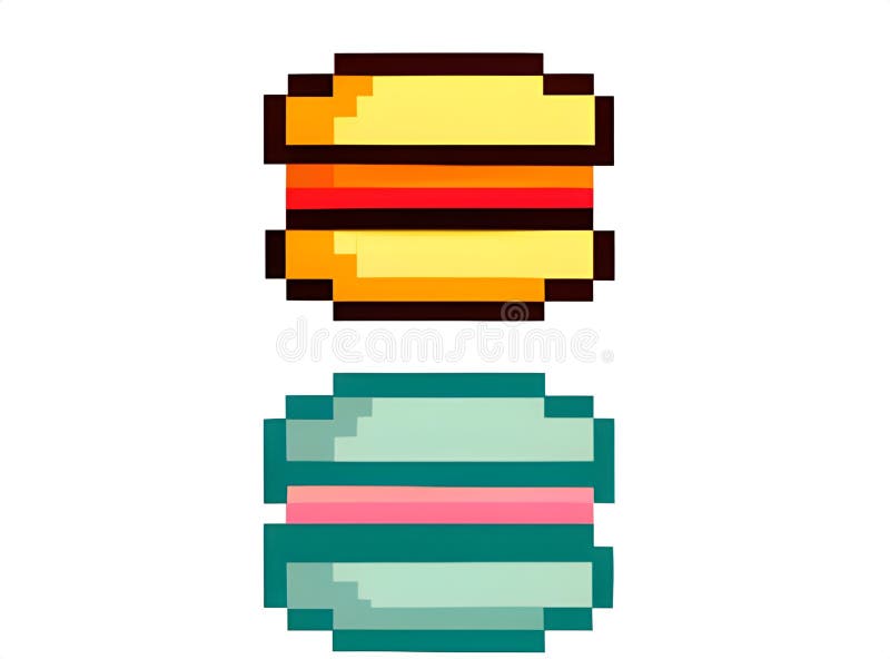 Macaron Pixel Stock Illustrations – 89 Macaron Pixel Stock ...