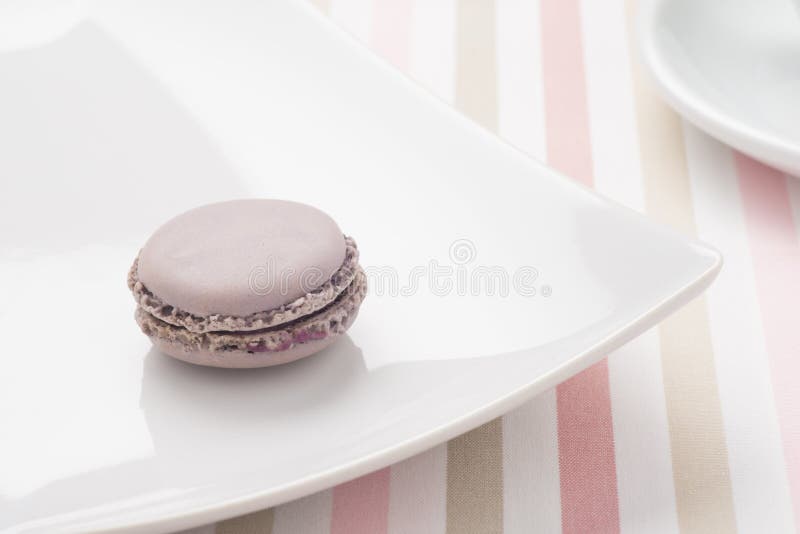 Macaron on a plate stock image. Image of cake, cuisine - 26220833