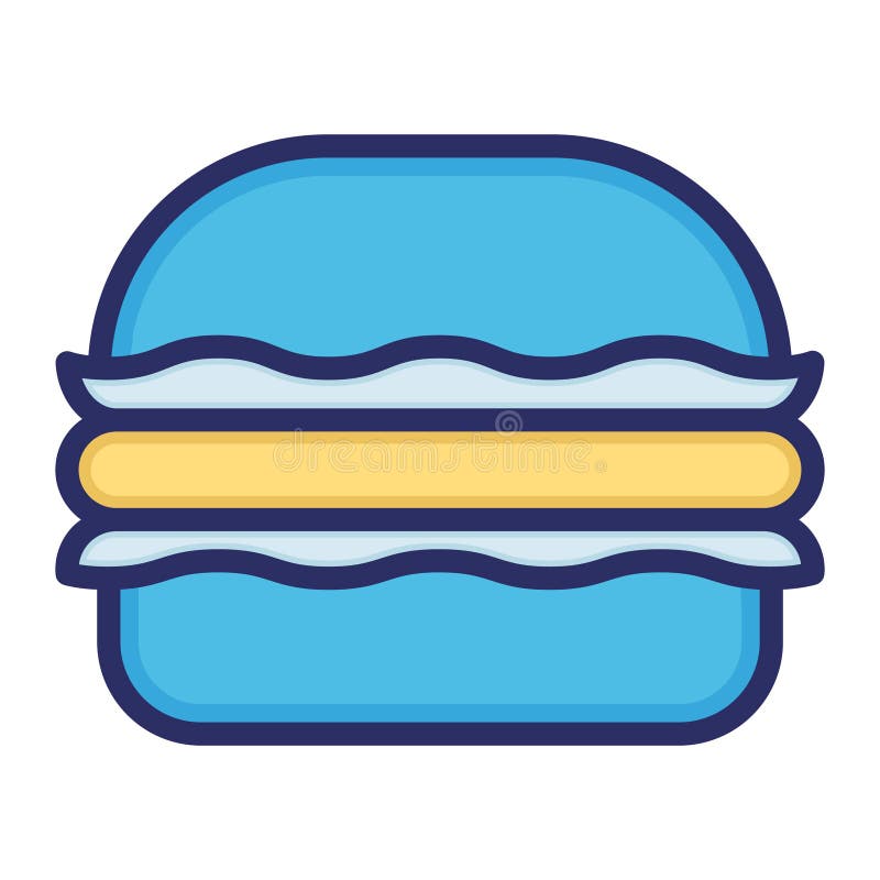 Macaron, Sweet, Desert, French Fully Editable Vector Icons Stock Vector ...