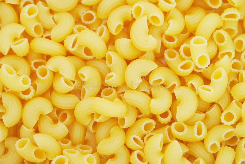 Italian Pipe Rigate Macaroni Pasta Raw Food Background or Texture Stock ...