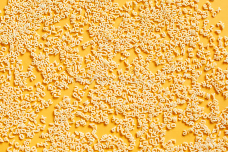 Macaroni alphabet letters stock image. Image of pasta - 86938803