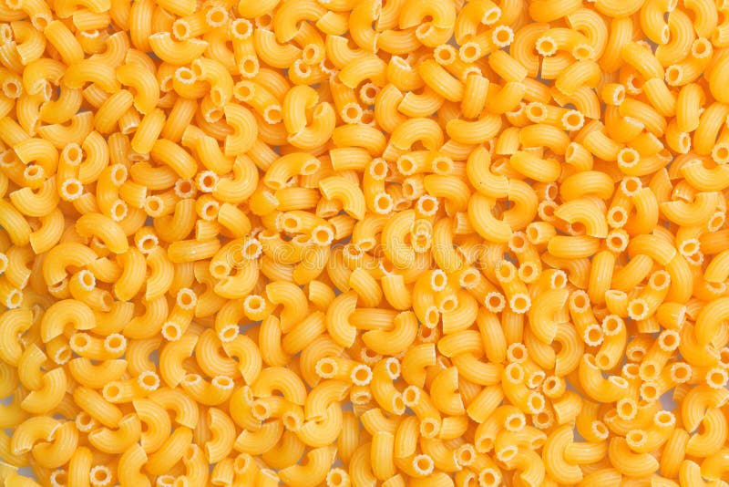 Macaroni Background Closeup for Background Stock Image - Image of angle ...