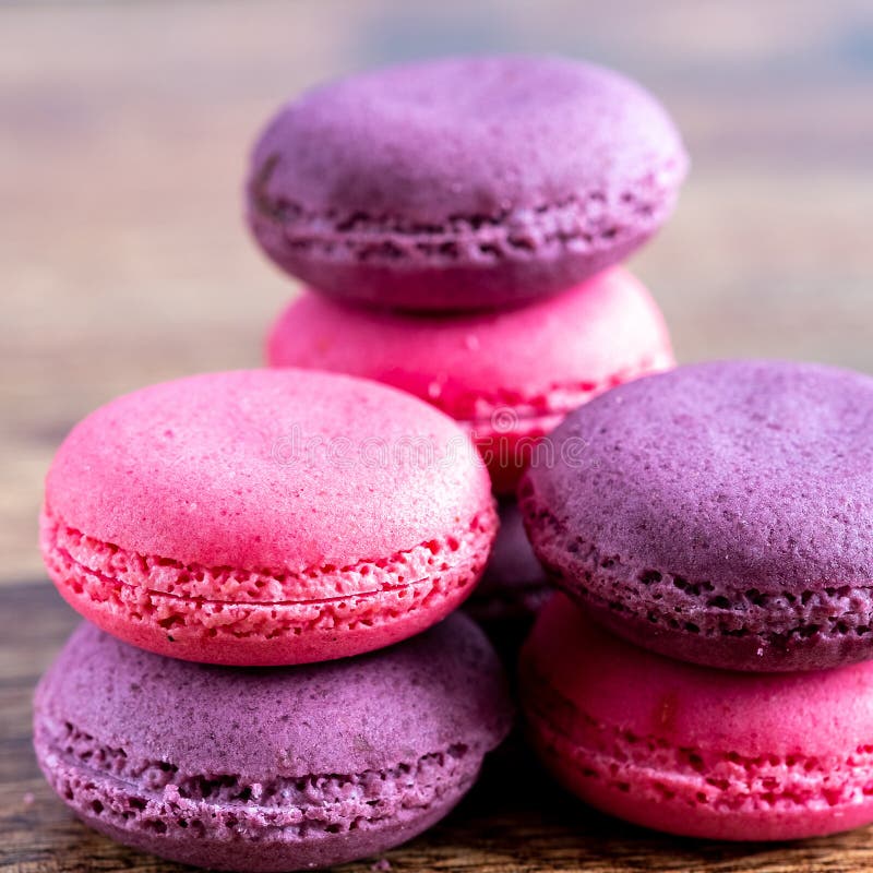 Macaroni,French Pastry Made of Egg Whites, Sugar and Ground Almonds ...