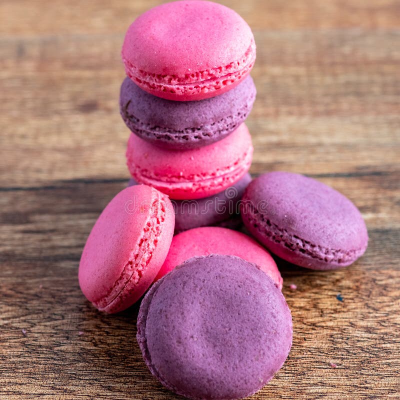 Macaroni,French Pastry Made of Egg Whites, Sugar and Ground Almonds ...