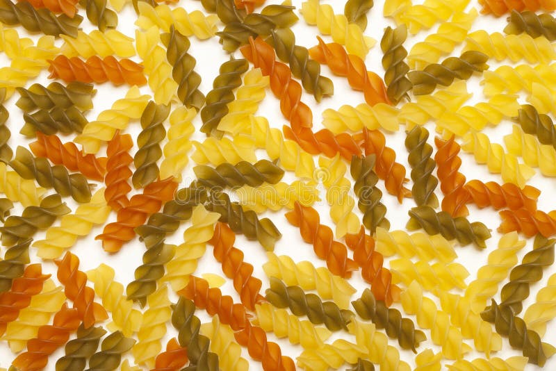 Macaroni Grey Brown Colored and Raw on White Background Stock Image ...