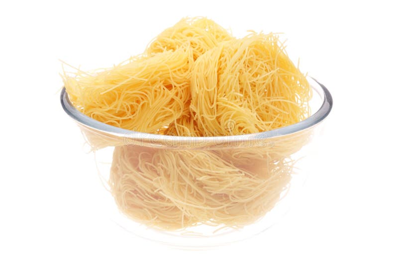 Macaroni nest in vase stock photo. Image of italian, food - 11098562