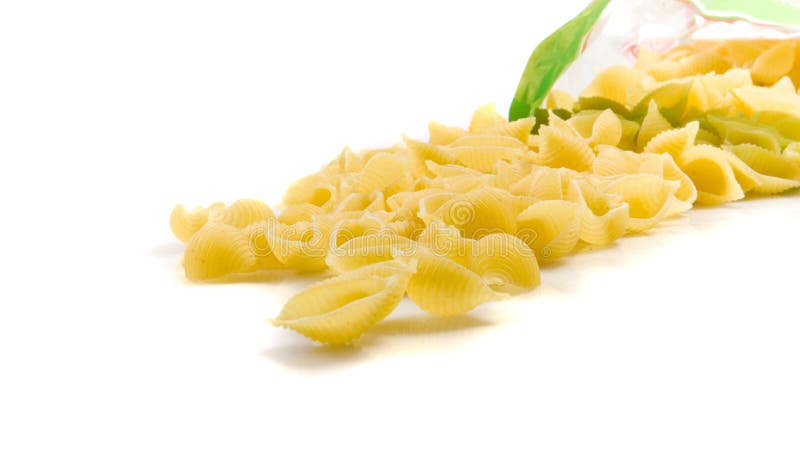 Macaroni from pack stock photo. Image of textures, horns - 6055552