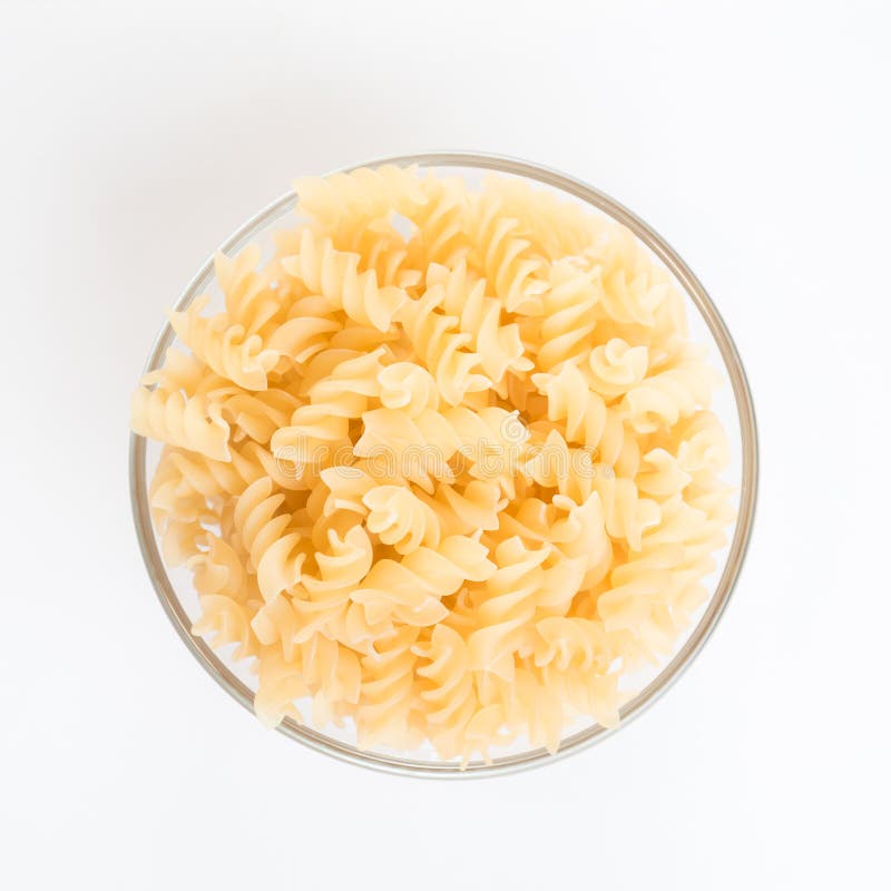 Macaroni in shape a spiral stock image. Image of nutrition - 35231651