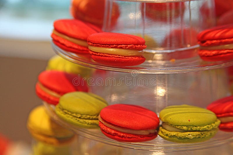 Macarons stock photo. Image of colorful, bakery, brown - 44481372