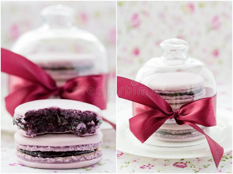Macarons. Collage. stock image. Image of luxury, collection - 37166767