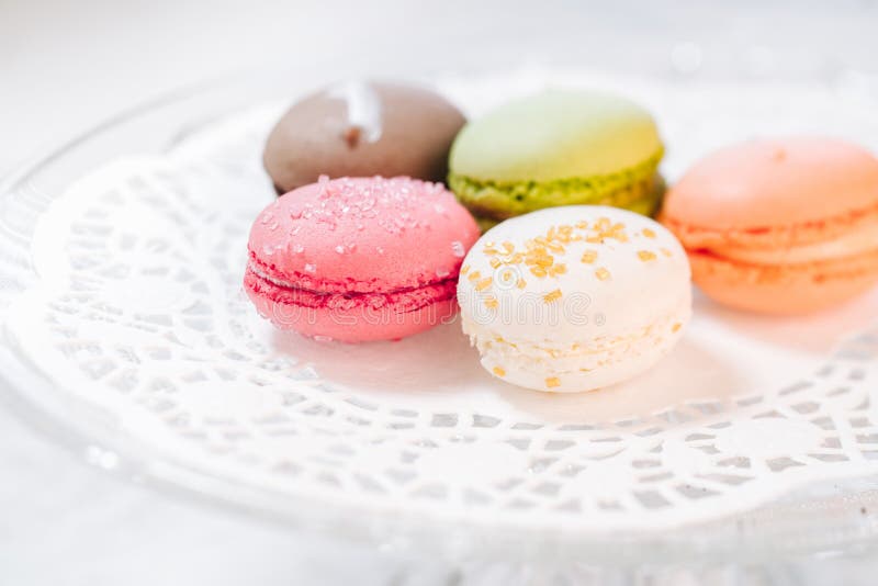Macarons french pastries stock image. Image of creativity - 105234583
