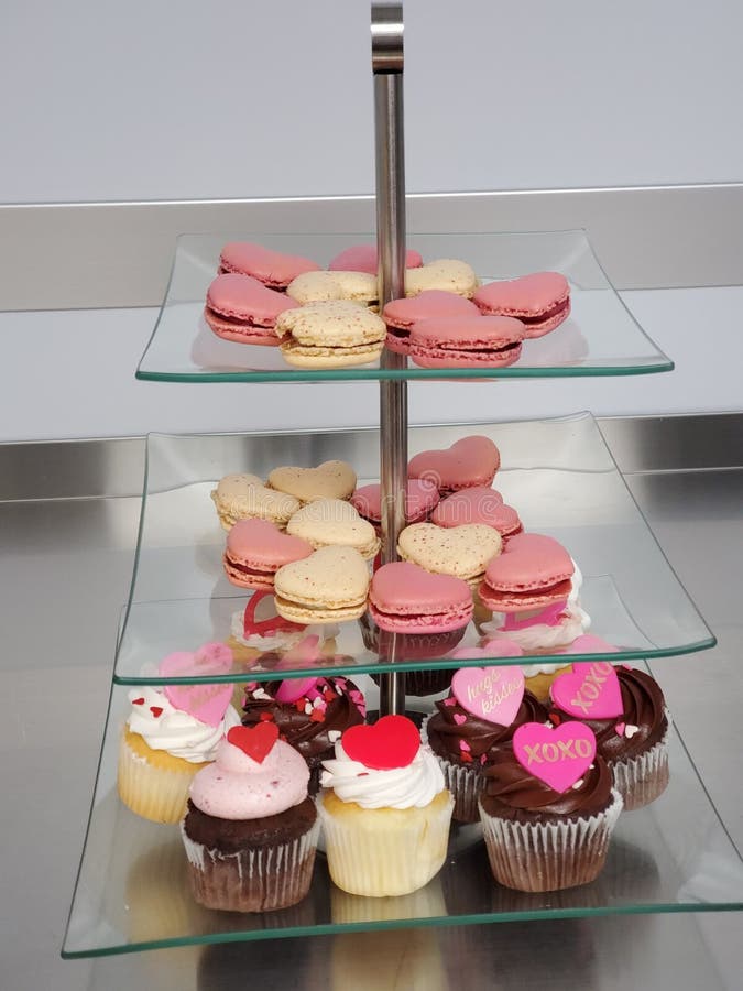 Macarons & muffins stock photo. Image of macarons - 179242636