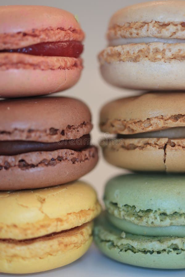 Macarons in pastel colors stock photo. Image of macaron - 262554090