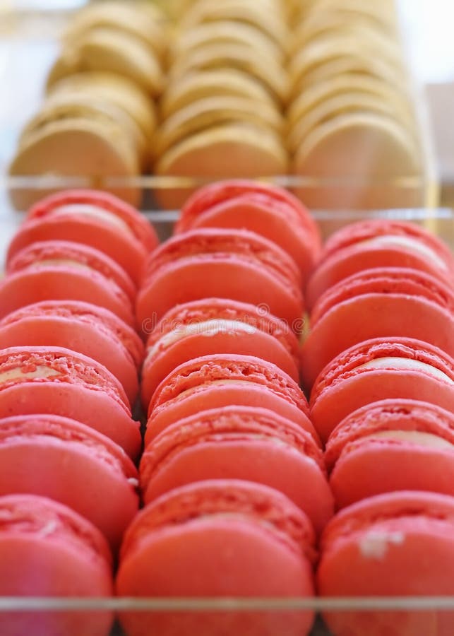 Macaroon cookies stock image. Image of raspberry, bakery - 32322671