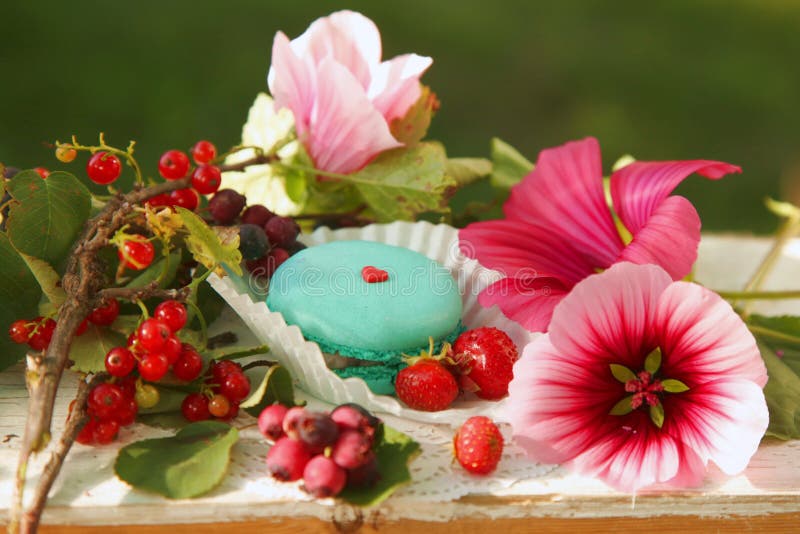 Afternoon tea stock photo. Image of cakestand, macaroon - 17341624