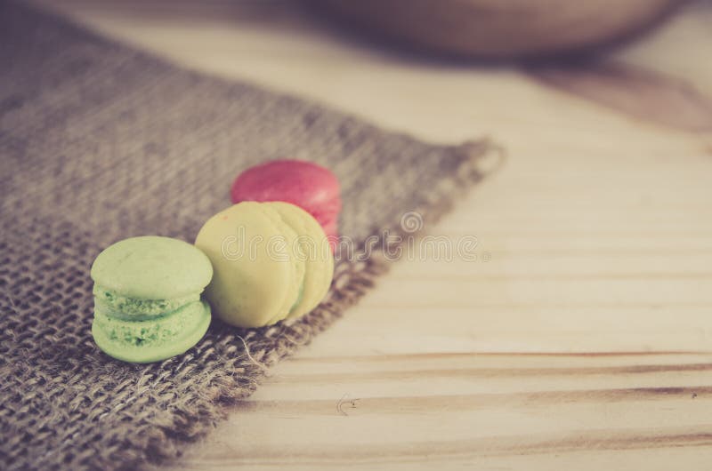 Macaroon stock image. Image of colour, chocolate, retro - 60177969