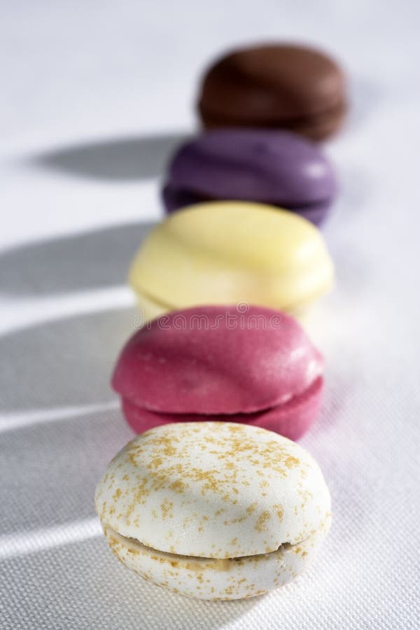 Macaroons stock image. Image of apricot, artisan, strawberry - 25391237