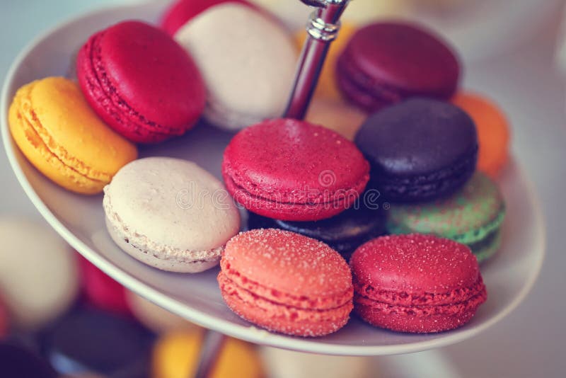 Assorted Macaroons stock photo. Image of confectionery - 51025816