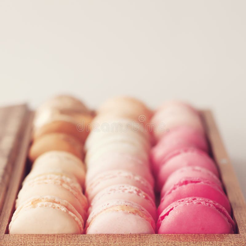 Stack of macaroons stock photo. Image of replica, gift - 48746176