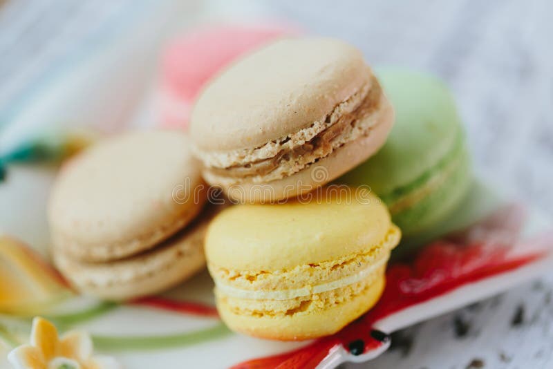 Macaroons stock image. Image of confectionery, color - 39915717
