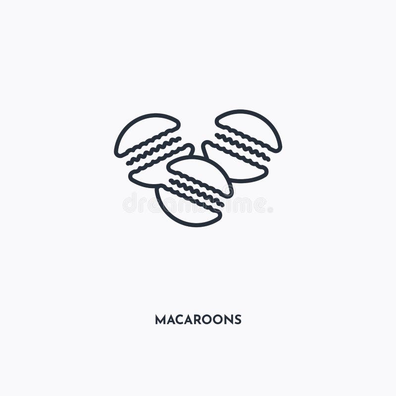 Outline Macaroons Stock Illustrations – 549 Outline Macaroons Stock ...