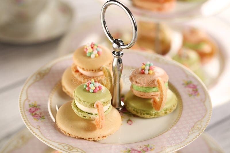Macaroons in Shape of Coffee Cup Stock Photo - Image of french, france ...