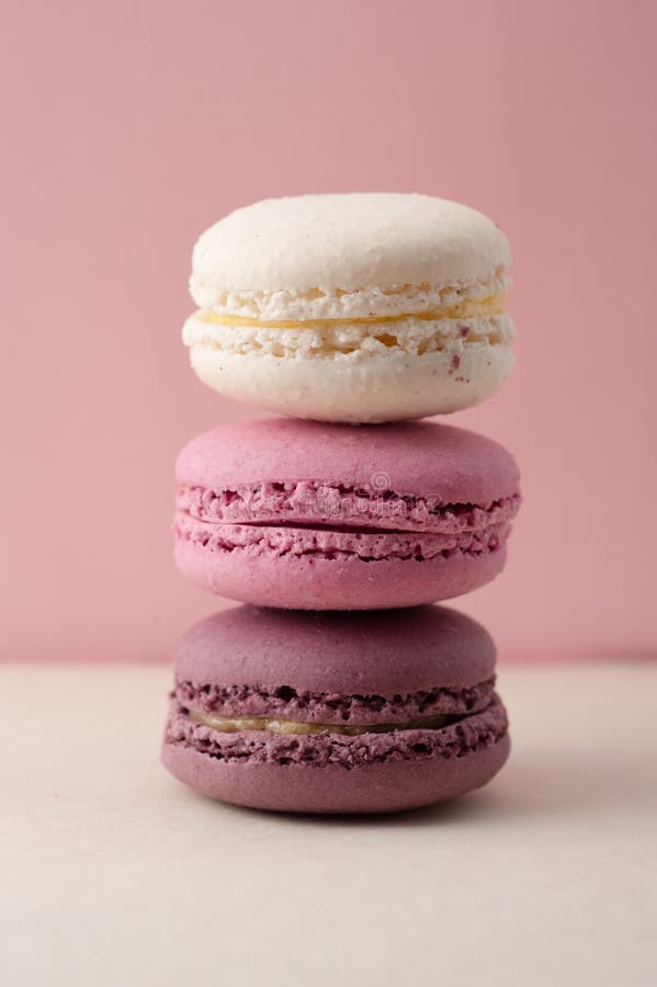 Macaroons stock image. Image of pink, drink, colored - 35010983