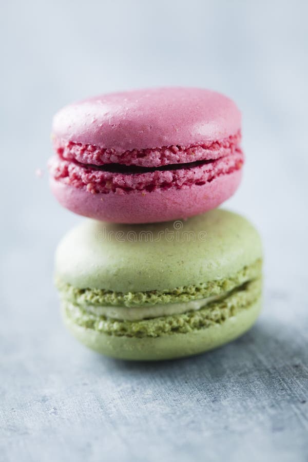 Macaroons stock image. Image of couloured, heap, cuisine - 91434469