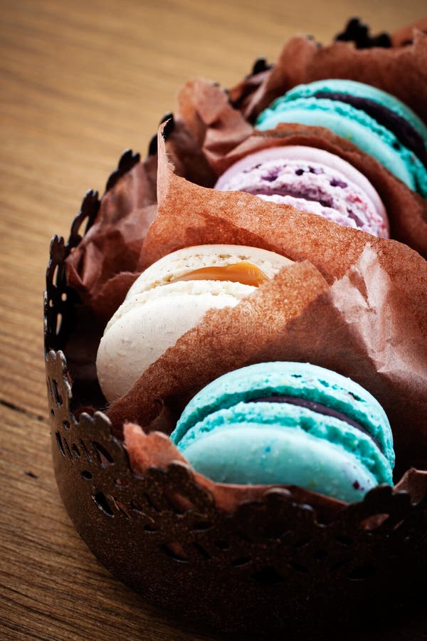 Macarrones franceses imagen de archivo. Imagen de sabor - 29856833
