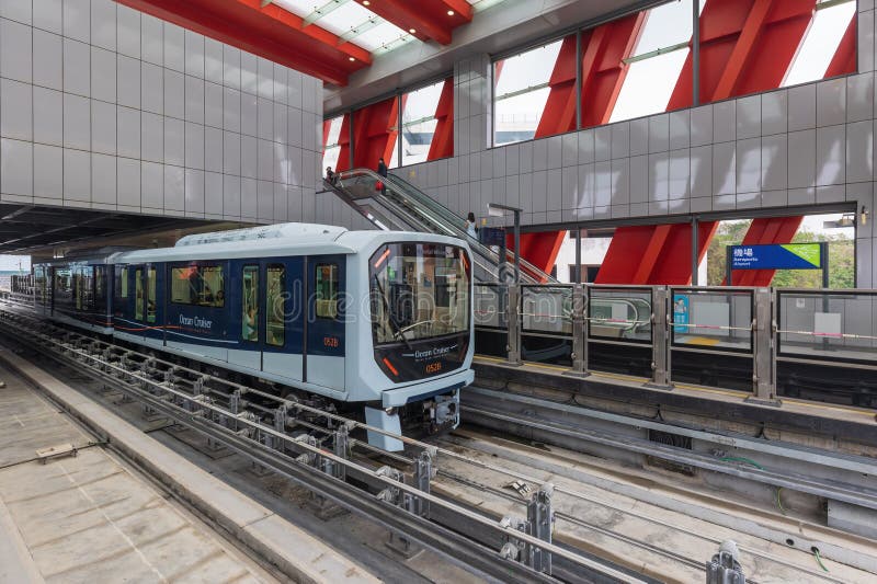 Macau Light Rapid Transit (MLRT) Taipa Line. Editorial Stock Photo ...