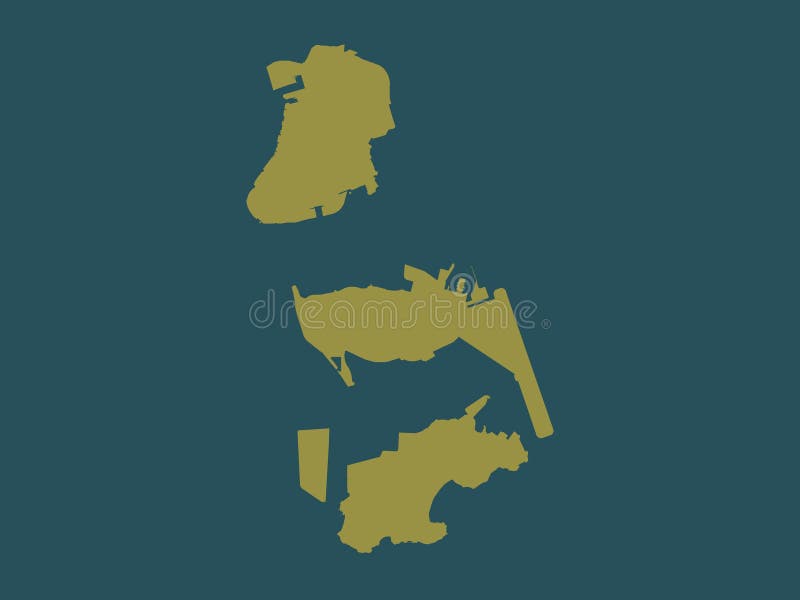 Macau, China. Solid. No Legend Stock Illustration - Illustration of ...