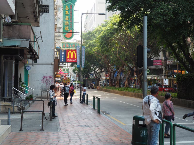 The Signboard of a McDonalds in Macau, China Editorial Stock Image ...