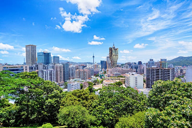 Macau city day stock photo. Image of center, futuristic - 34498538