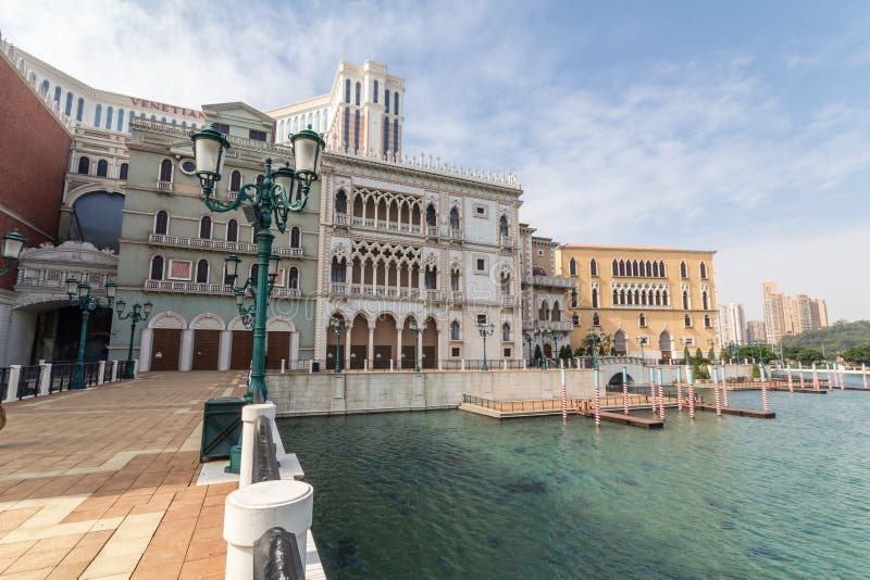 Macau city and its skyline editorial stock image. Image of design ...