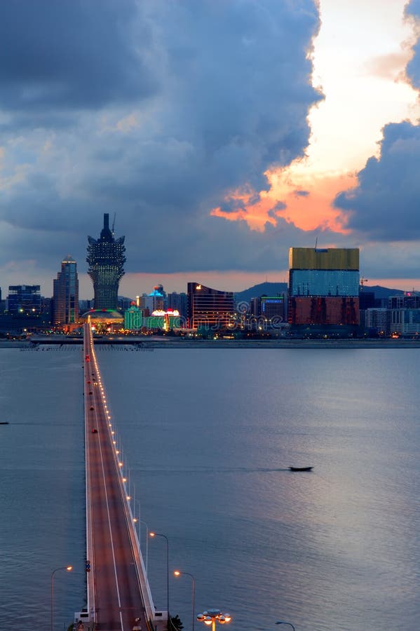 Macau city view stock photo. Image of connection, metropole - 3106894