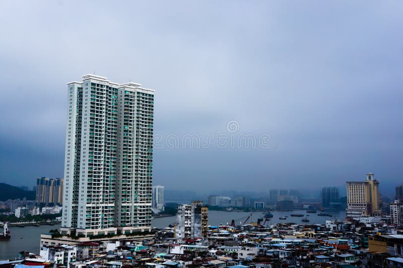 Macau cityscape stock image. Image of look, cityscape - 59636751