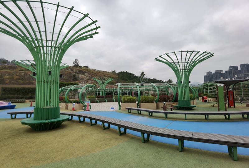 Macau Coloane Seac Pai Van Garden Public Community Space Interior ...