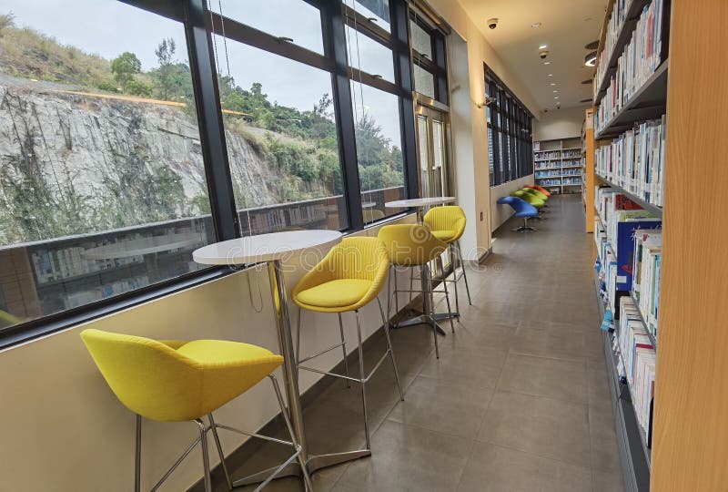 Macau Coloane Seac Pai Van Library Public Community Space Interior ...