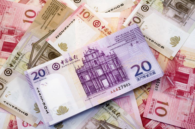 Macau dollar (patacas) stock image. Image of dollars, pink - 8449367