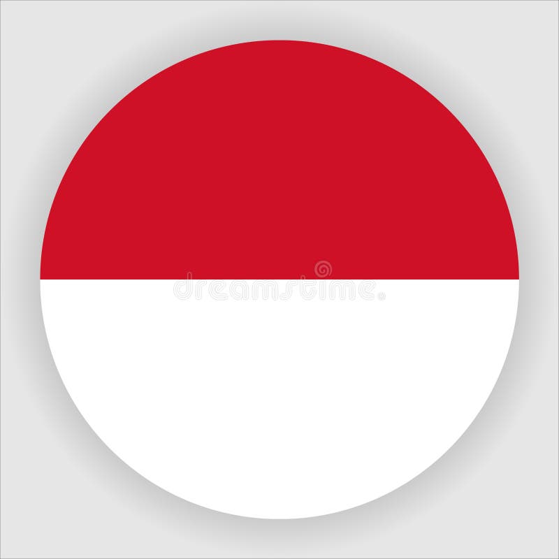 Monaco Flat Rounded Flag Vector Stock Illustrations – 9 Monaco Flat ...