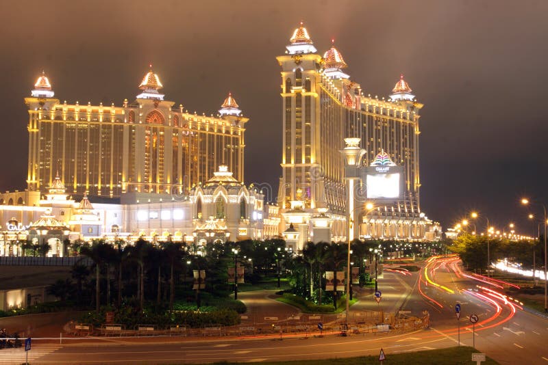 Macau : Galaxy Hotel editorial photography. Image of biggest - 23396707