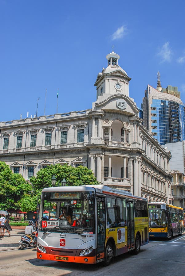 Macau General Post Office editorial stock photo. Image of crossing ...