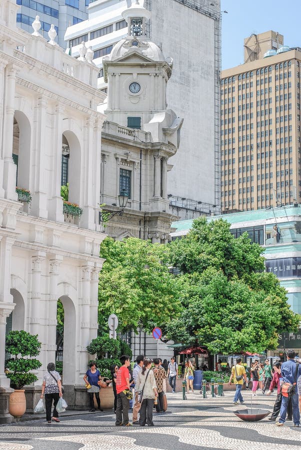 Macau General Post Office at Senado Square Editorial Stock Image ...